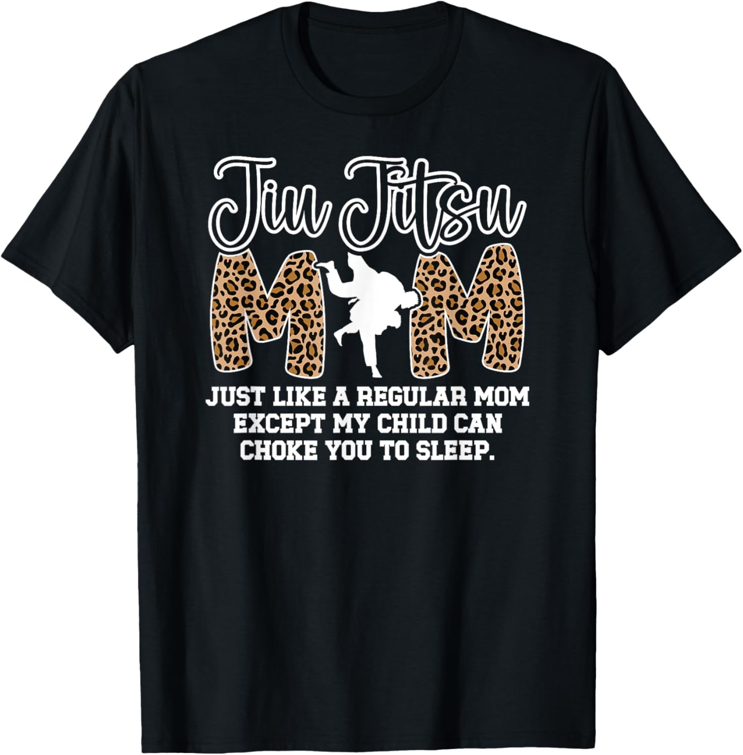 Brazilian Jiu-Jitsu Mom Funny Bjj Mom Jiu-Jitsu Fighter Mama T-Shirt ...