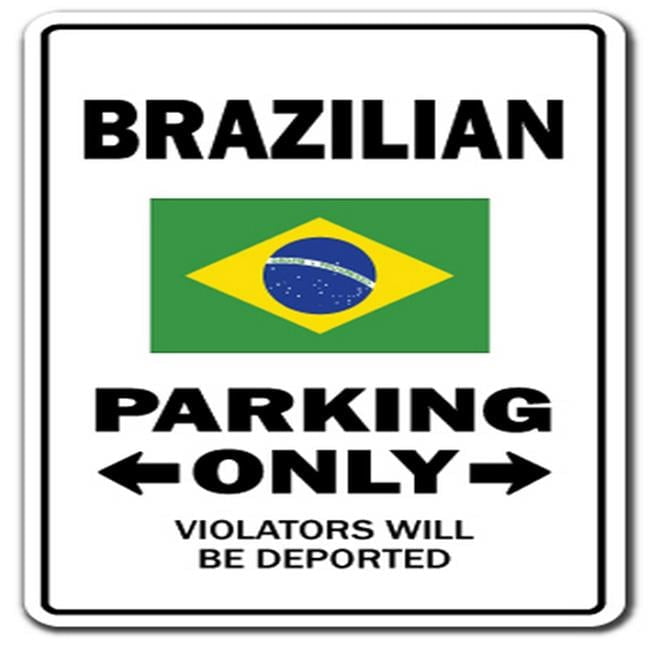 Brazilian Parking Sign - Walmart.com