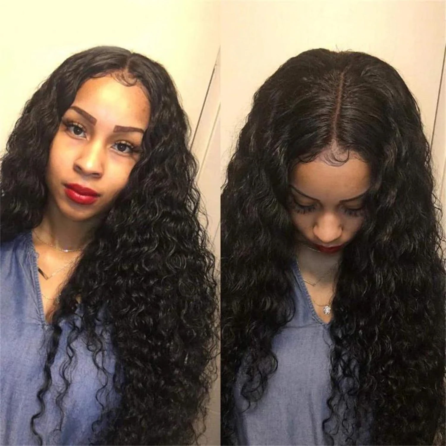 Brazilian Silk Base Lace Front Water Wave - Walmart.com