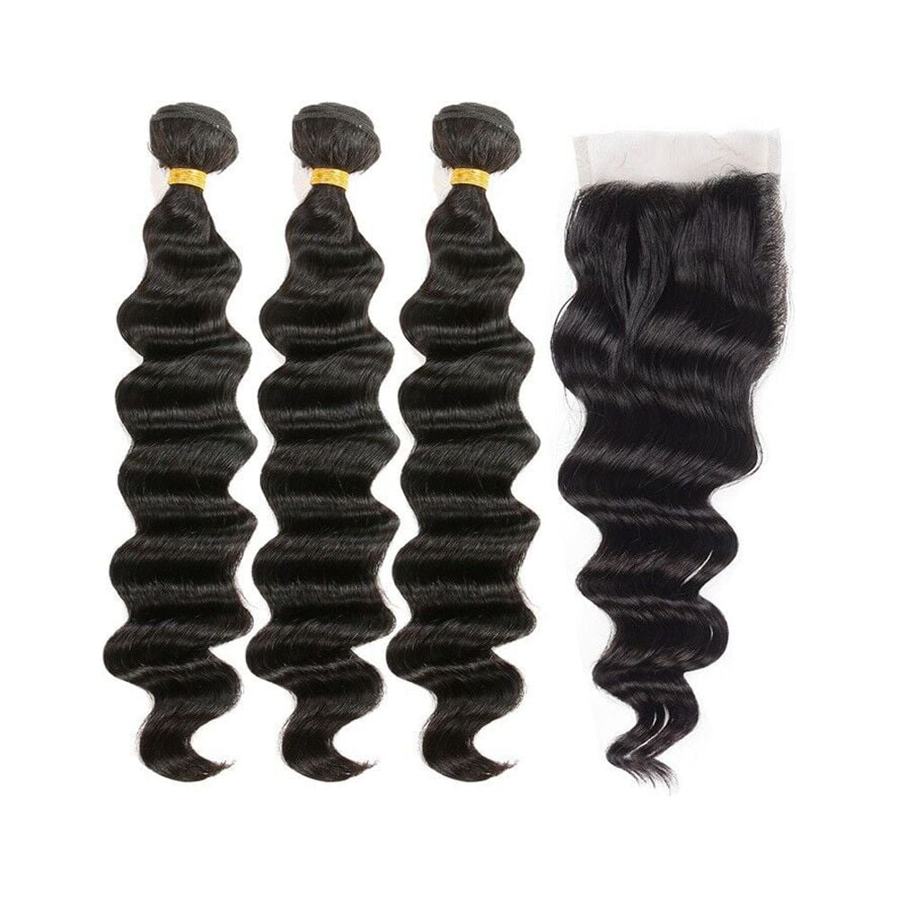 Brazilian Virgin Hair Loose Wave Bundles Human Hair 100% Unprocessed ...
