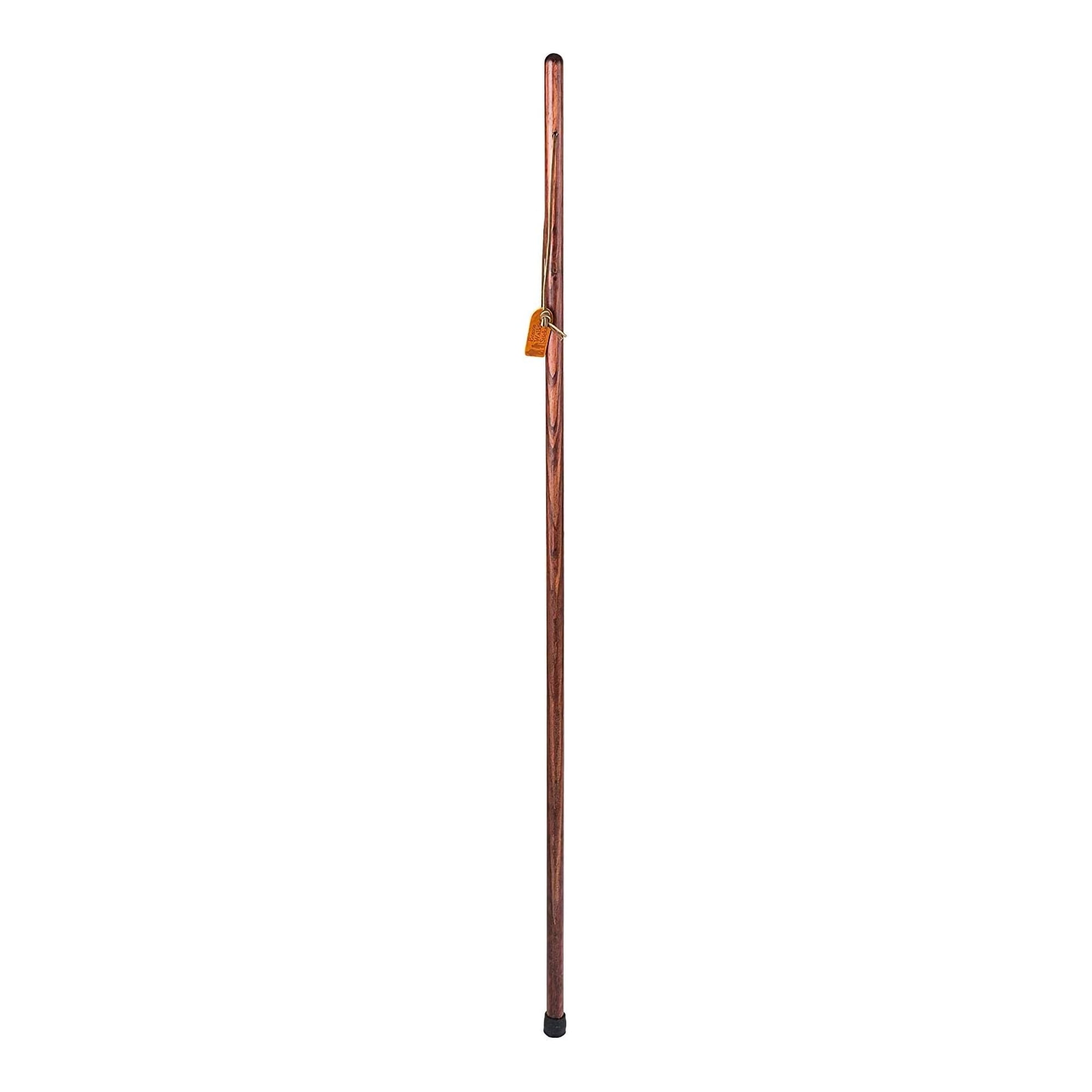 Brazos Handcrafted Lightweight Wooden Hiking Stick, Trekker Style ...