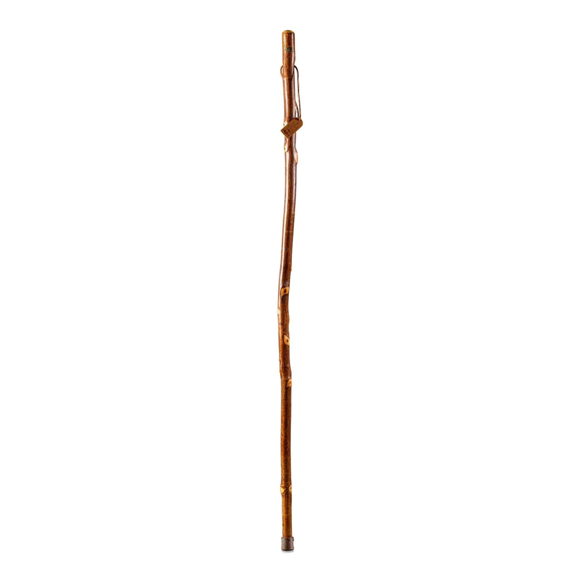 Brazos Rustic Wood Walking Stick, Hawthorn, Traditional Style Handle ...