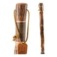 Brazos Rustic Wood Walking Stick, Hickory, Traditional Safari Style ...