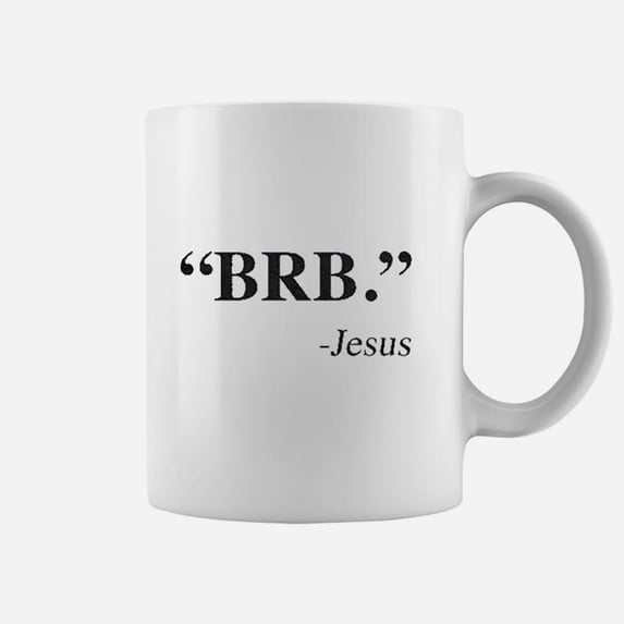 Brb Jesus Funny Easter Christian Religious Church Text Faith - Walmart.com