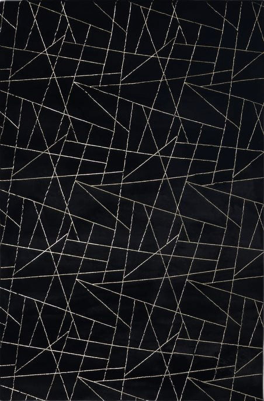 Brea Area Rug / Black-Gold - 5'x7'6" - Walmart.com