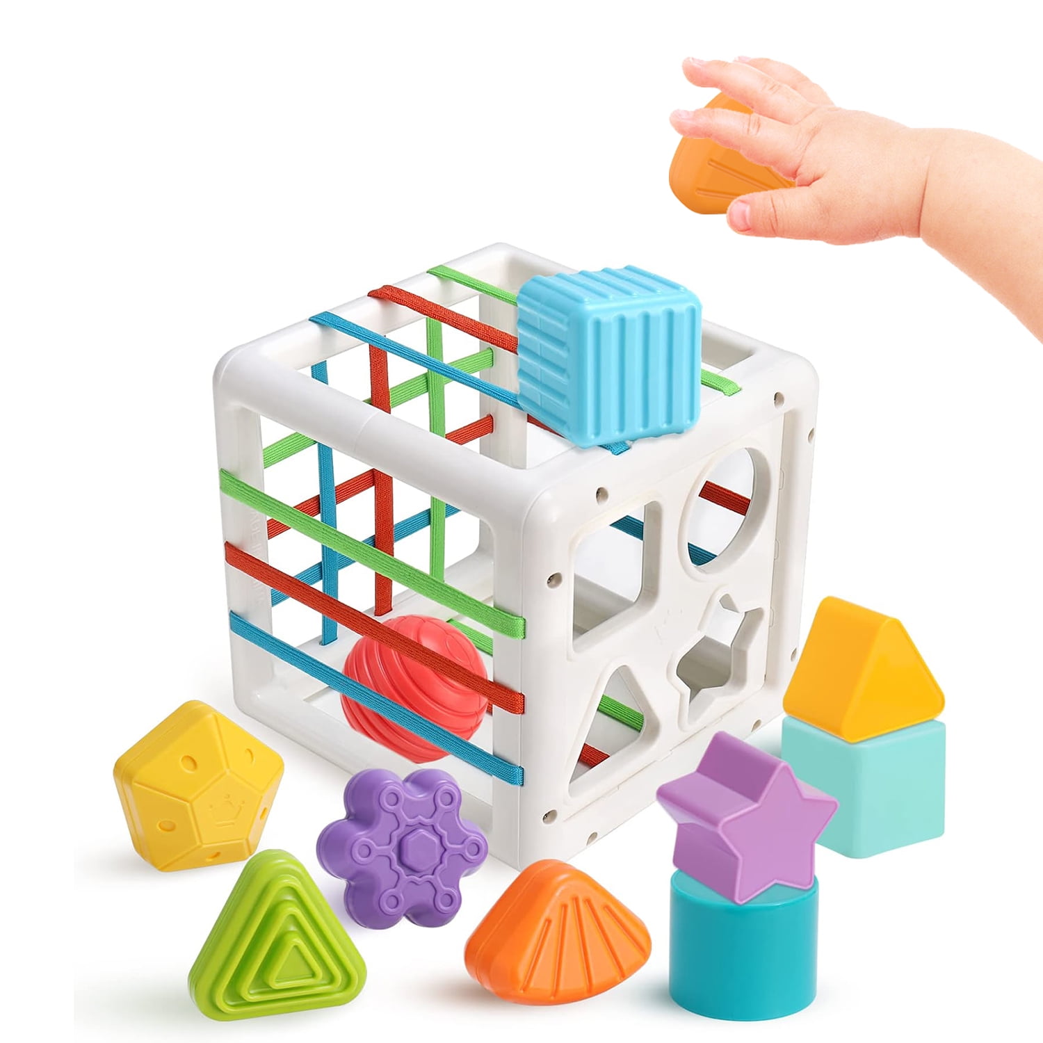 BreaDeep Baby Shape Sorter, Montessori Toy for Toddlers 1 Year Old ...