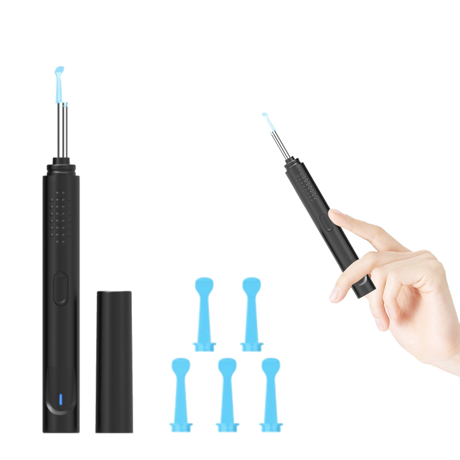 BreaDeep Wireless Ear Wax Cleaner with Camera, 6 LED Lights, Earwax ...