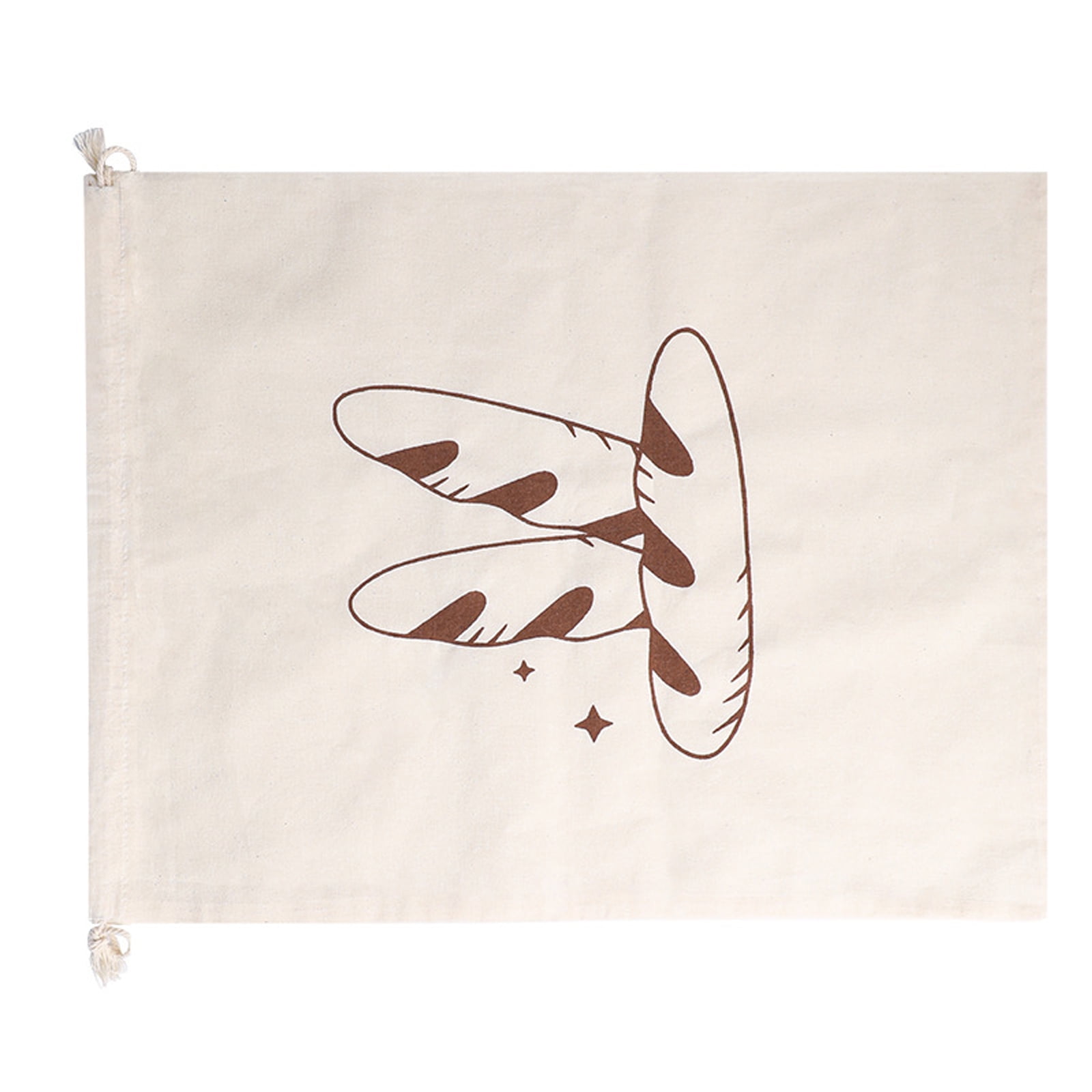 Bread Bag with Waterproof Lining Drawstring Closure Sourdough Storage ...