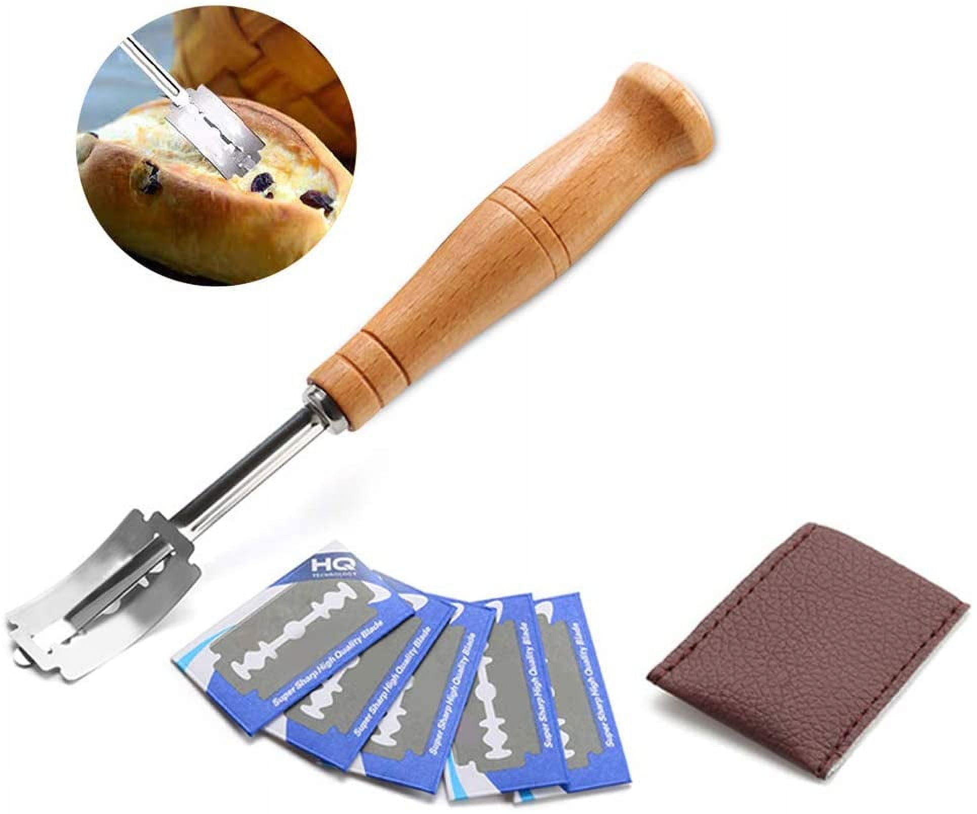 Bread Baguette Knife - Cutter Slashing Tool with 5 Blades for DIY Bread ...