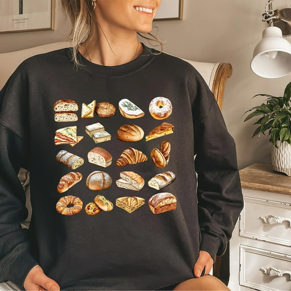 Bread Baker Shirt, Bread Lover Shirt, Baking Gift, Retro Bread Shirt ...