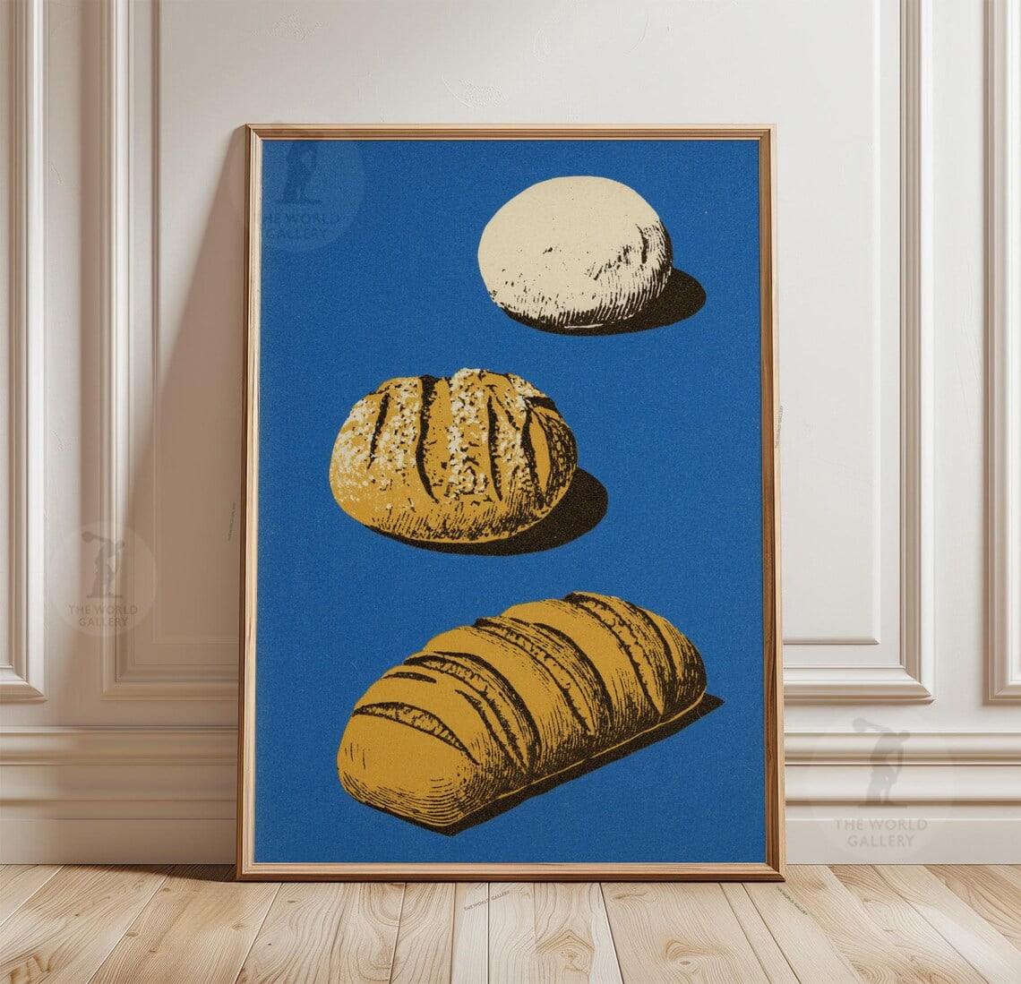 Bread Bakery Poster Vintage Sourdough Kitchen Wall Art Food Decor Art ...