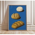 Bread Bakery Poster Vintage Sourdough Kitchen Wall Art Food Decor Art ...