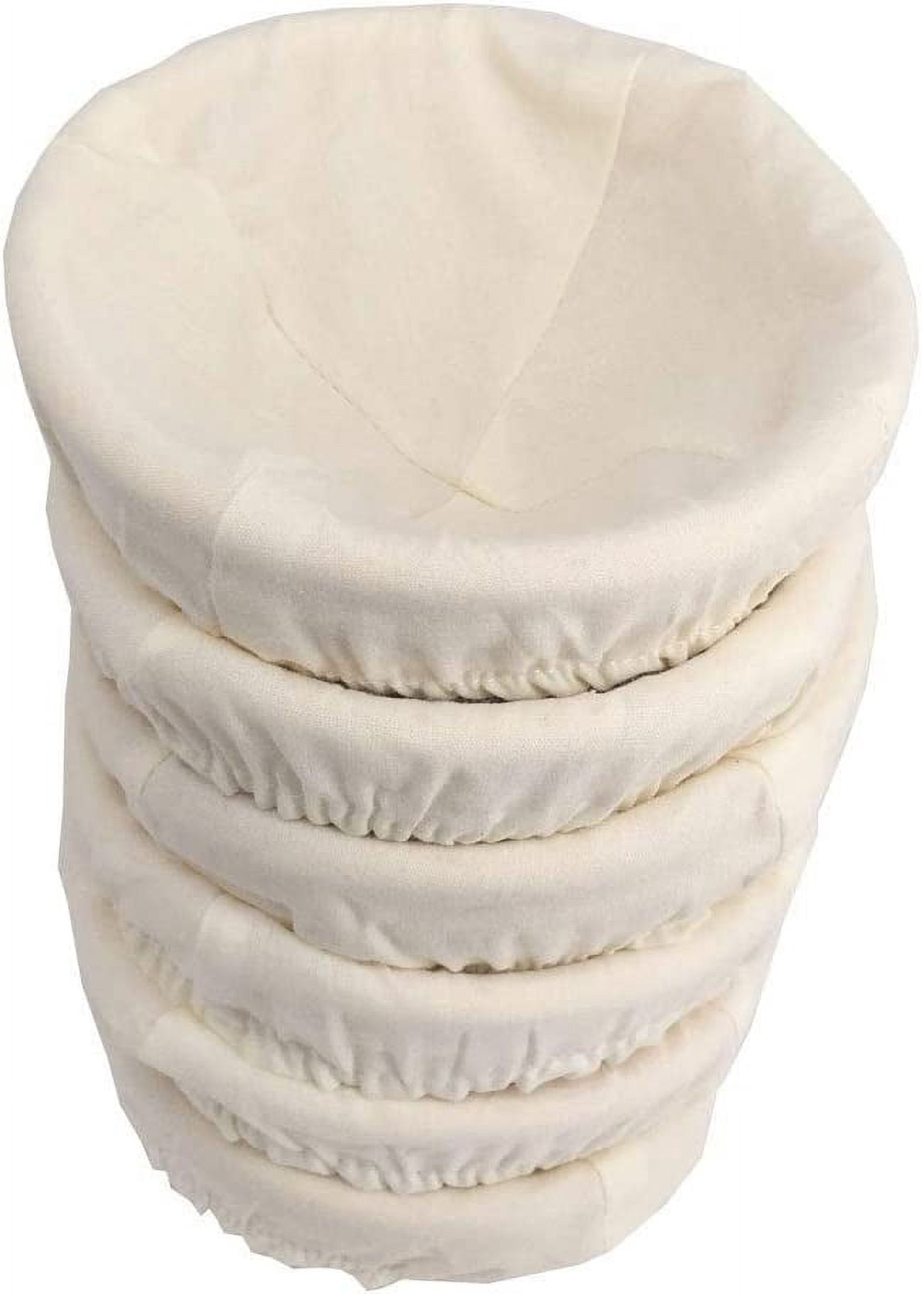 Bread Basket Set of 6, Banneton Bread Proofing Basket with 5 inch ...
