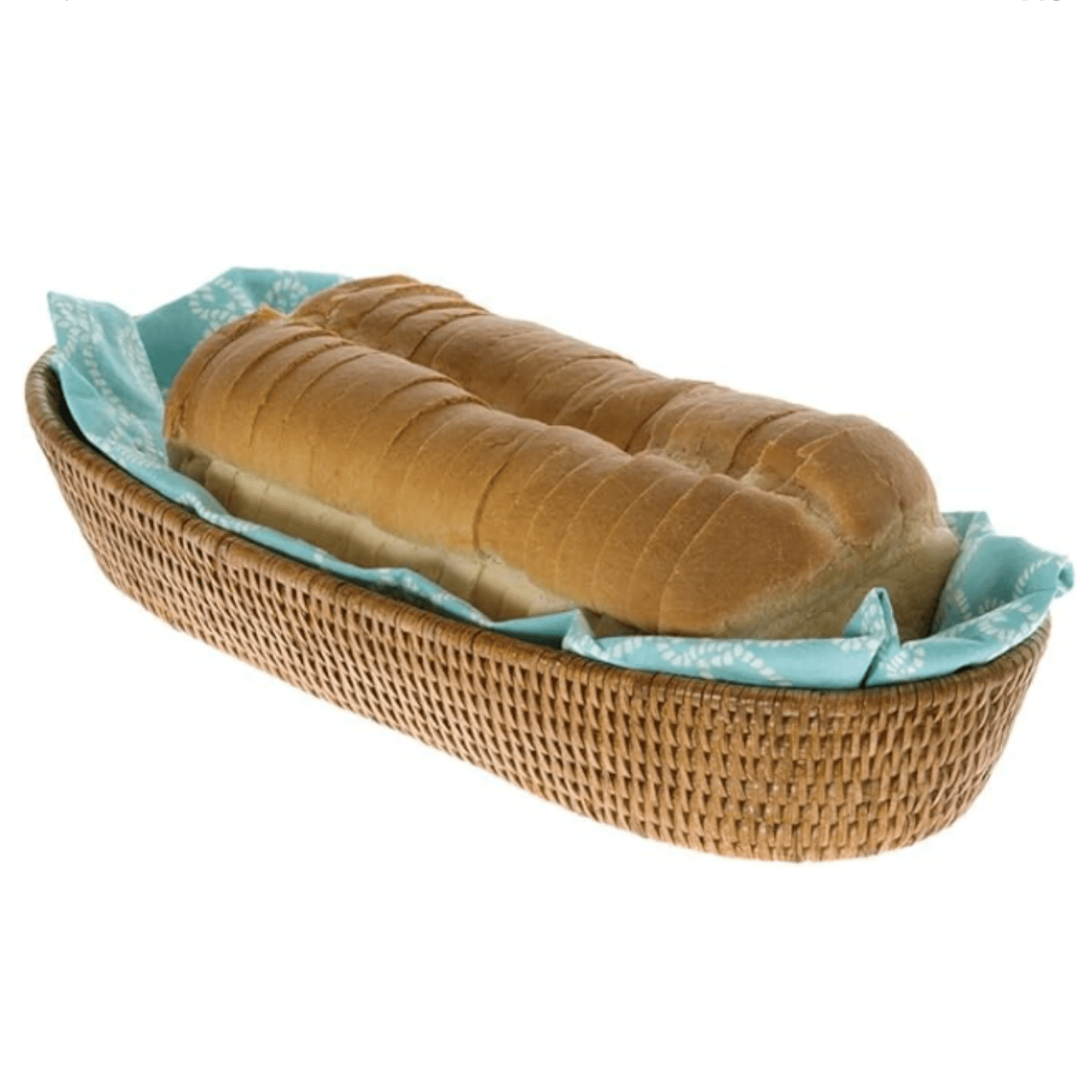 Bread Basket, Woven Rattan Basket for Bread, Fruit, & Kitchen Storage ...