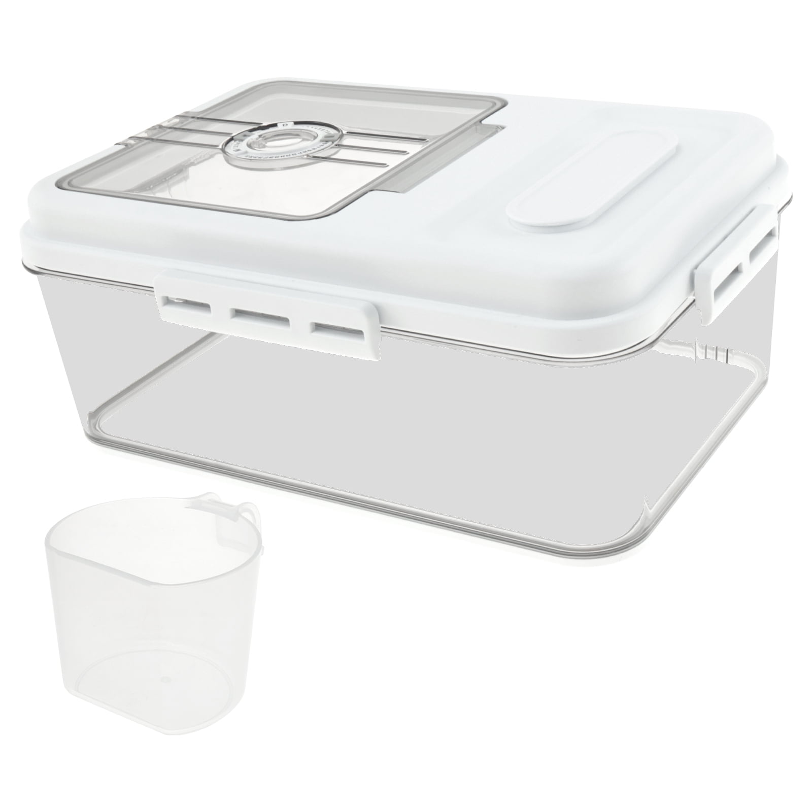 Bread Bin Airtight Bread Bins for Kitchen Counter, Time Recording Bread ...