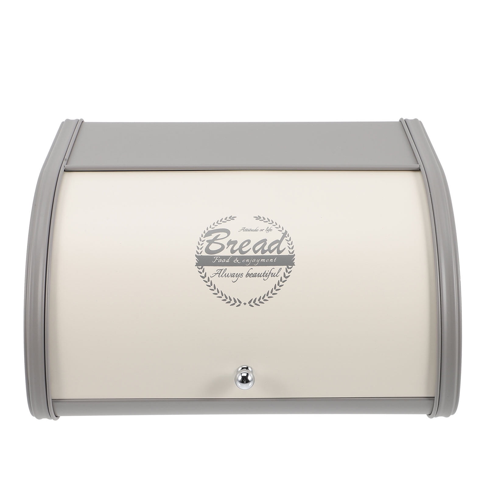 Bread Bin Farmhouse Bread Box Metal Bread Holder Desktop Bread Bin ...