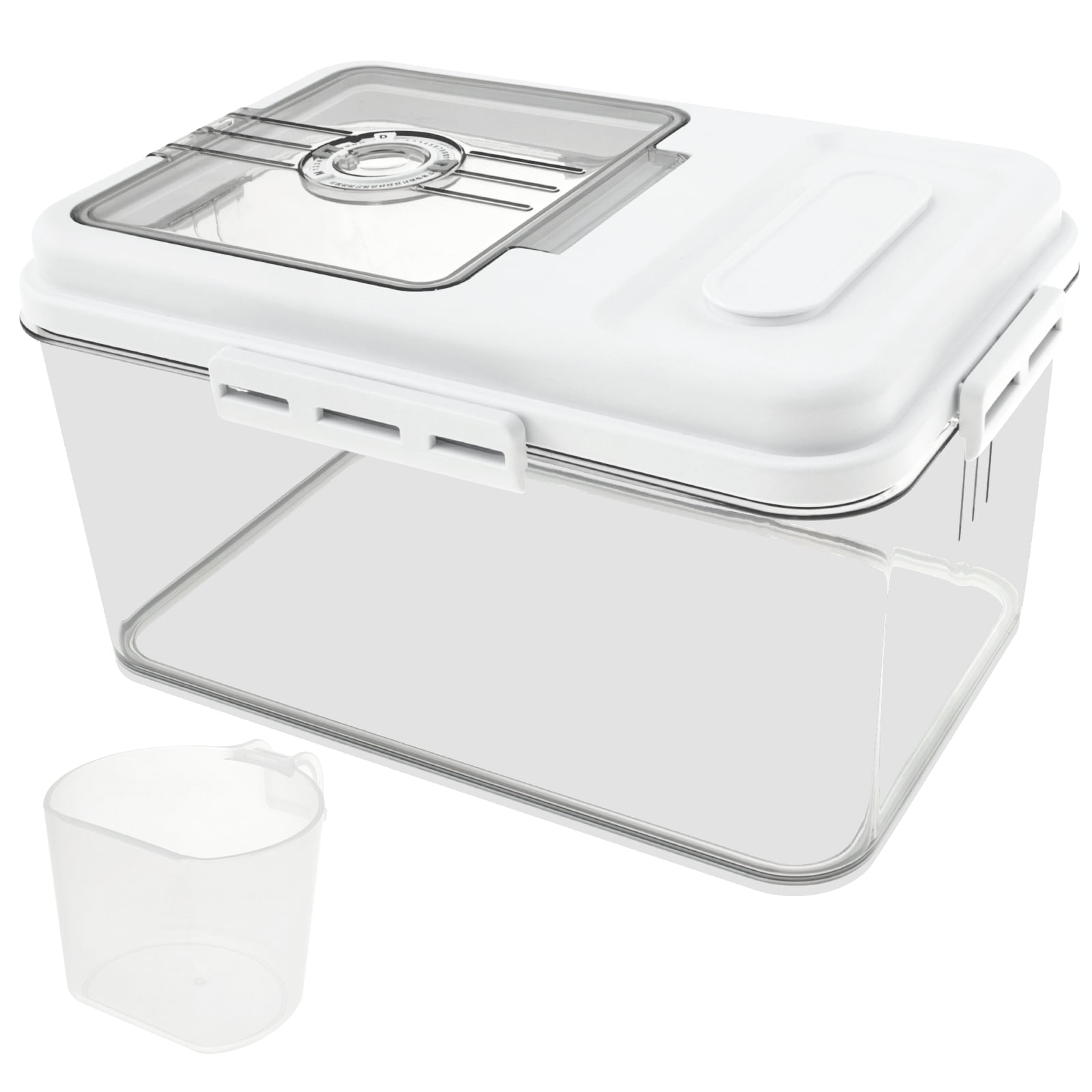 Bread Box Airtight Bread Storage Container Time Recording Bread Keeper ...