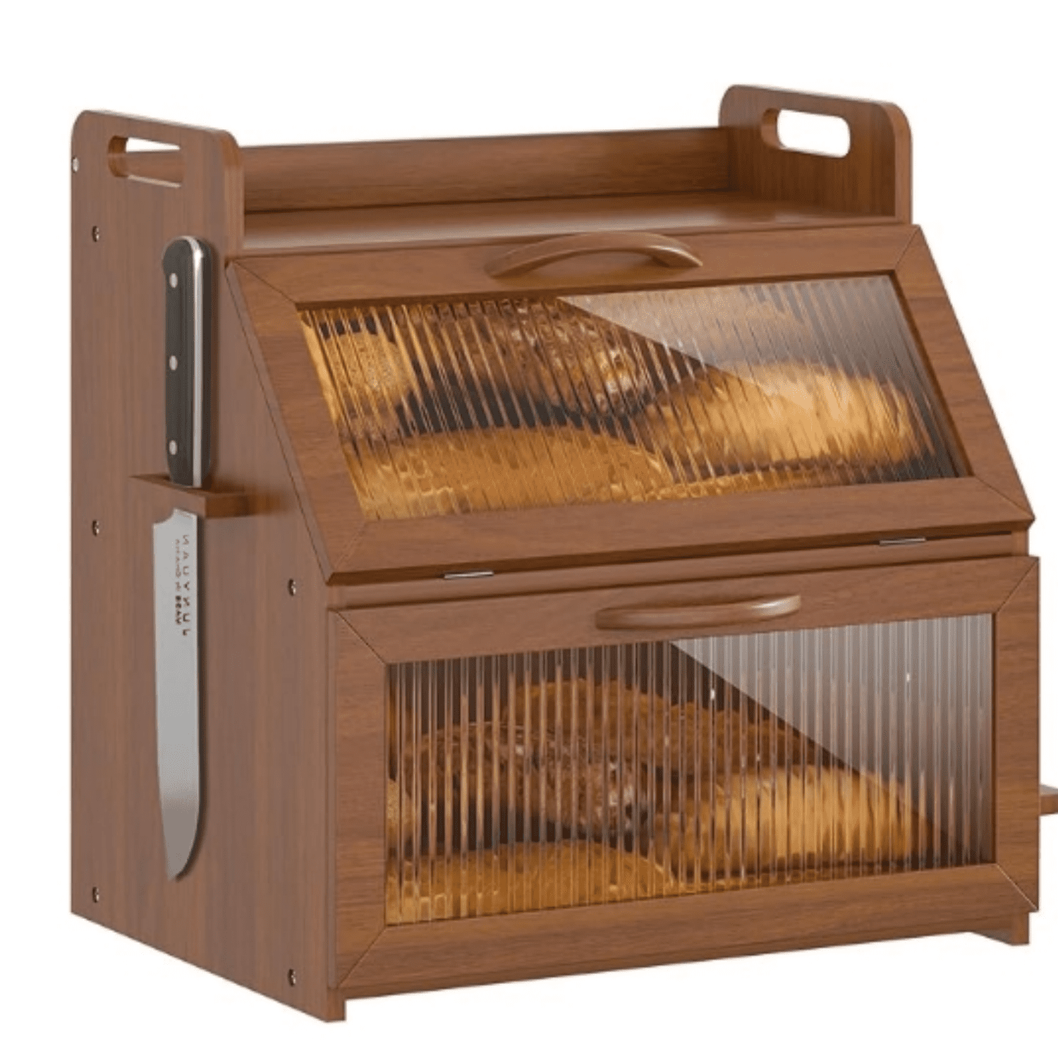 Bread Box, Bread Box for Kitchen Countertop, Large Bread Storage ...