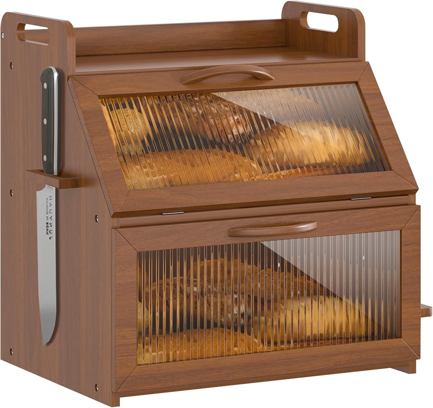 Bread Box, Bread Box for Kitchen Countertop, Large Bread Storage ...