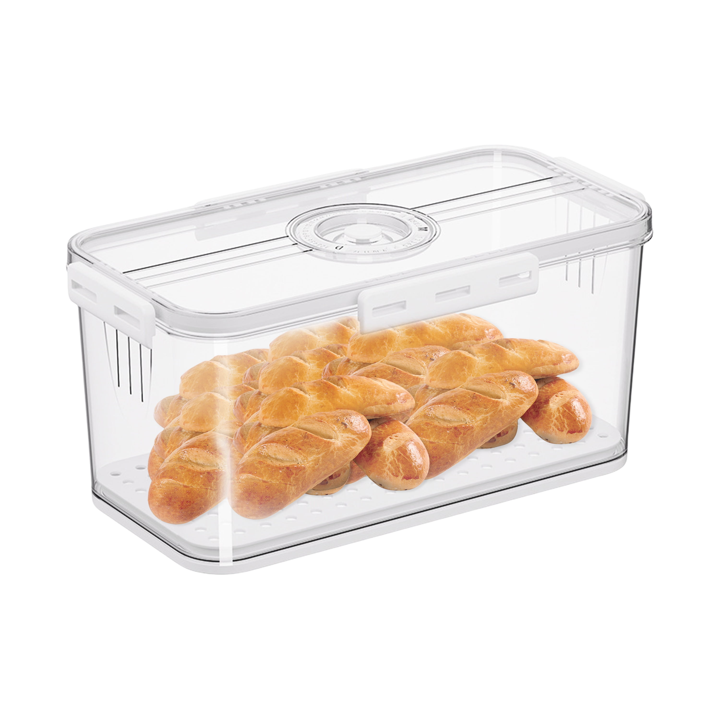 Bread Box Bread Boxes for Kitchen Counter Airtight, Bread Storage ...