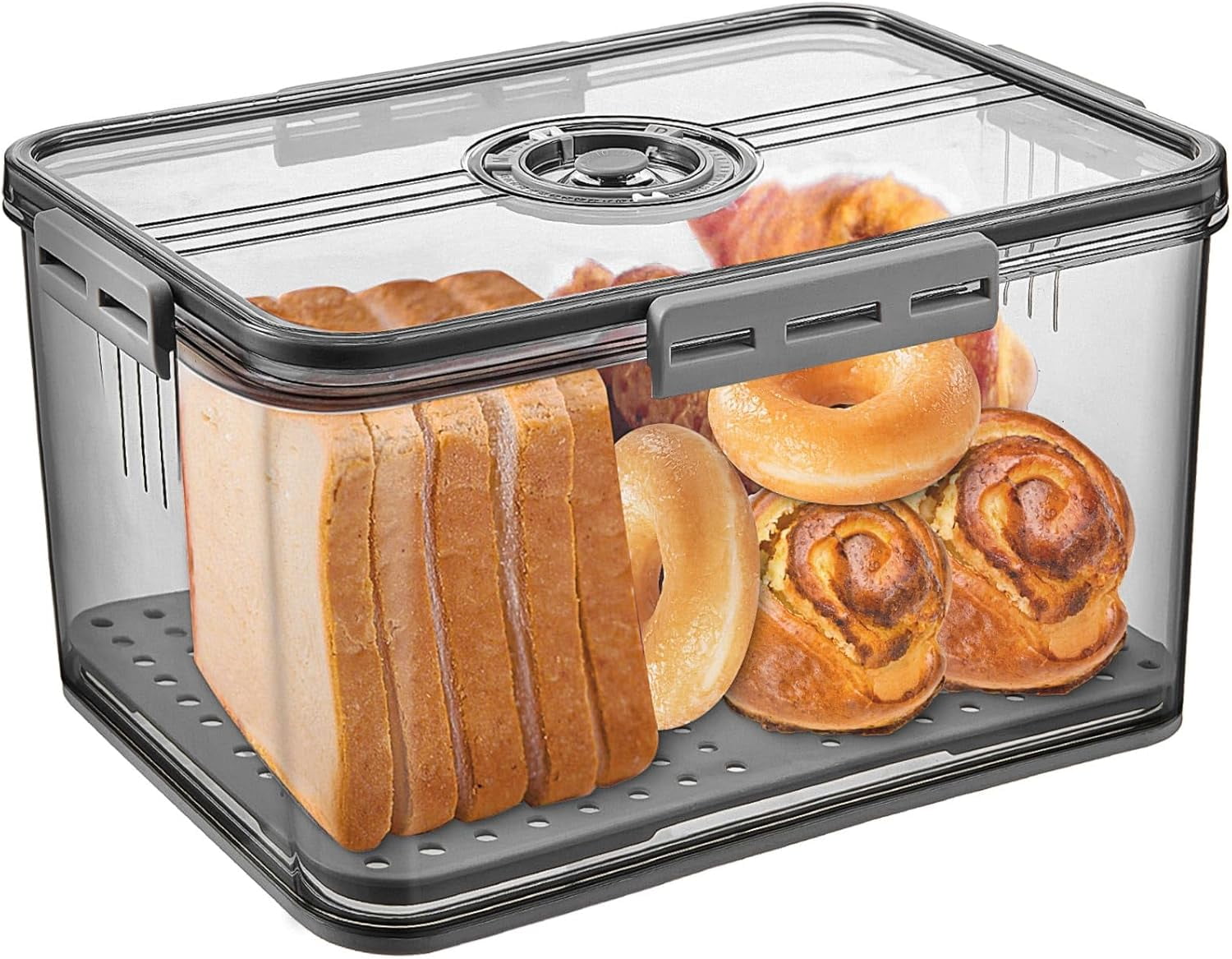 Bread Box Bread Boxes for Kitchen Counter Airtight, - Walmart.com