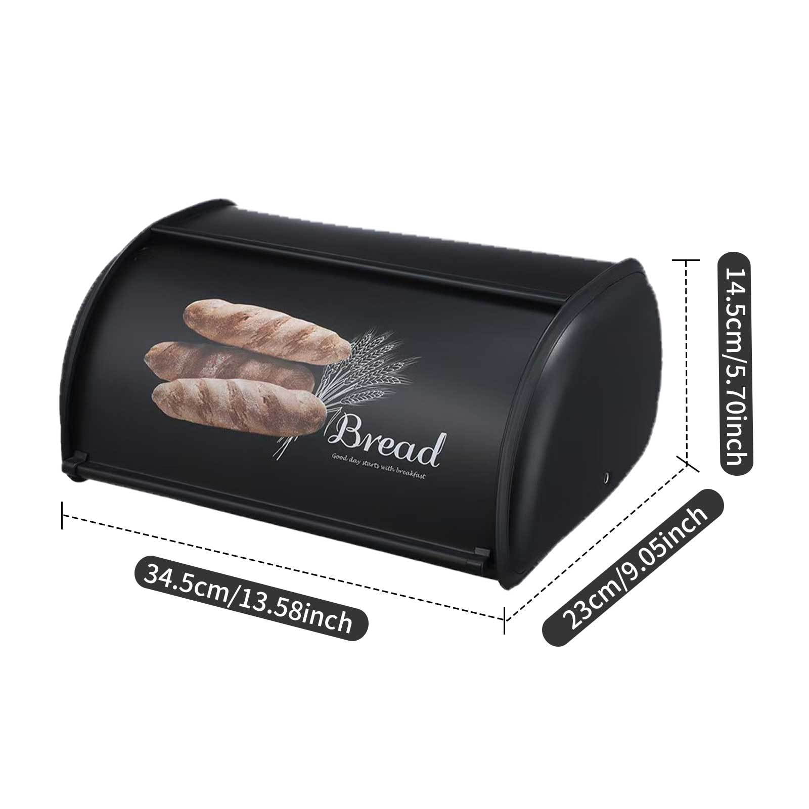 Bread Box - Heavy-duty clamshell storage container with airtight seal ...