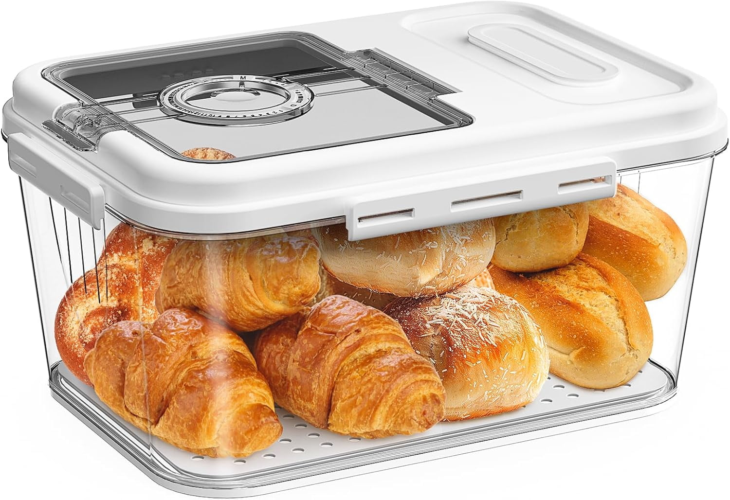 Bread Box for Homemade Bread Containers Storage Airtight Loaf, Time ...
