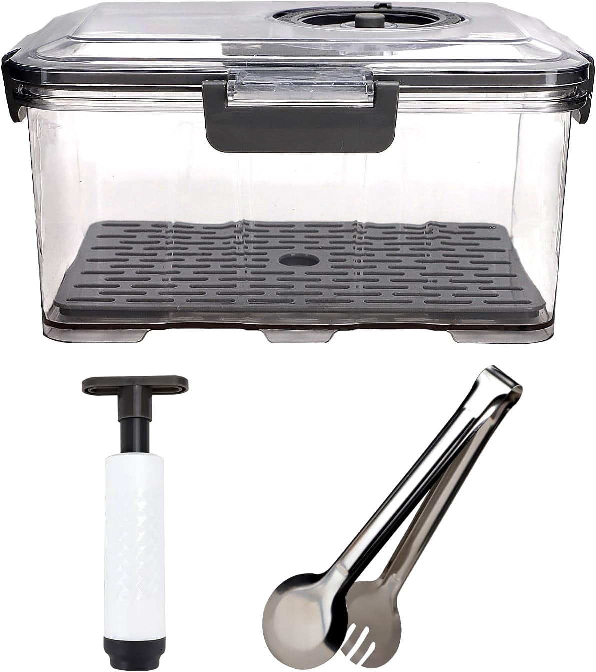 Bread Box for Kitchen Storage Boxes, Vacuum Homemade Counter Airtight ...