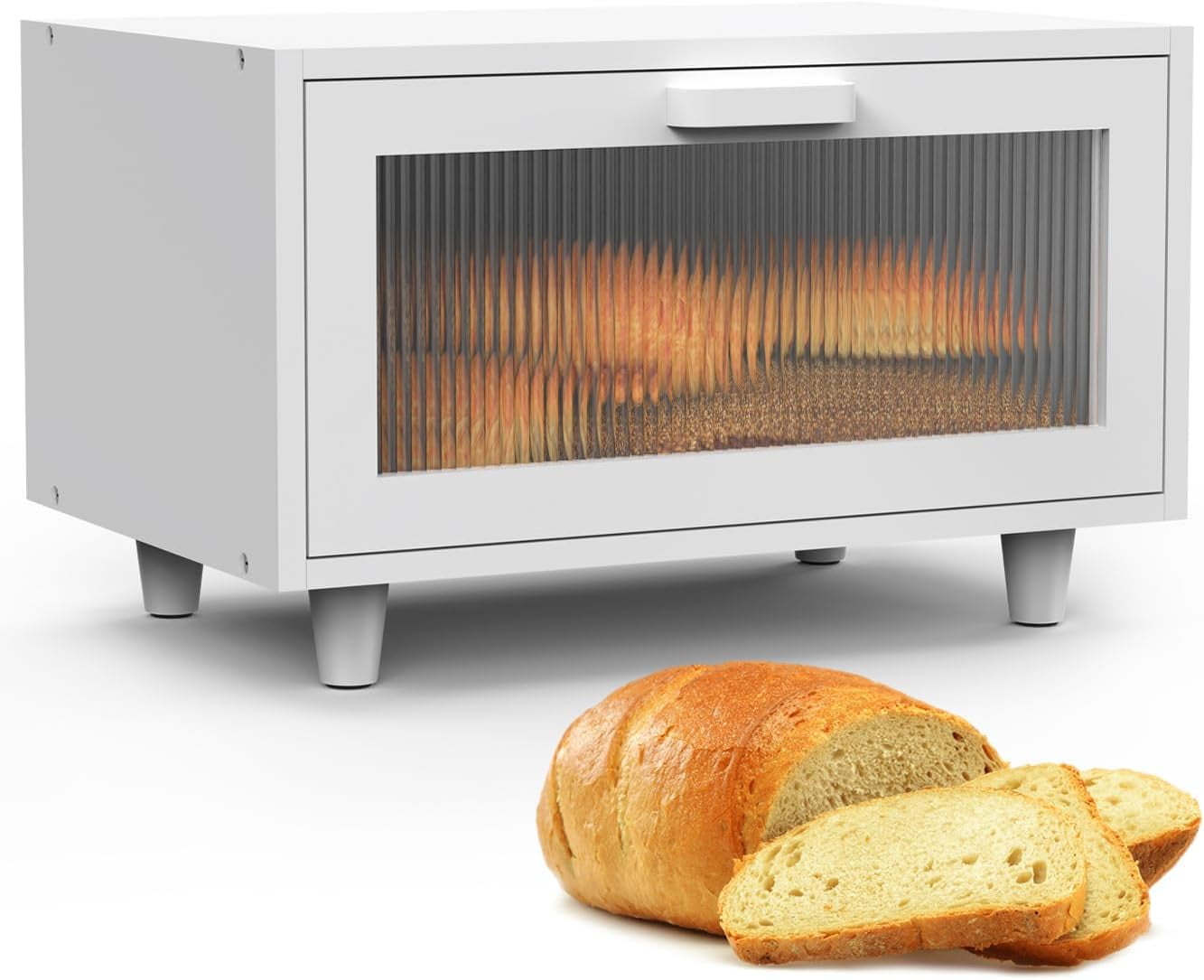 Bread Box for Kitchen Countertop Farmhouse Bread Holder Bread Storage ...