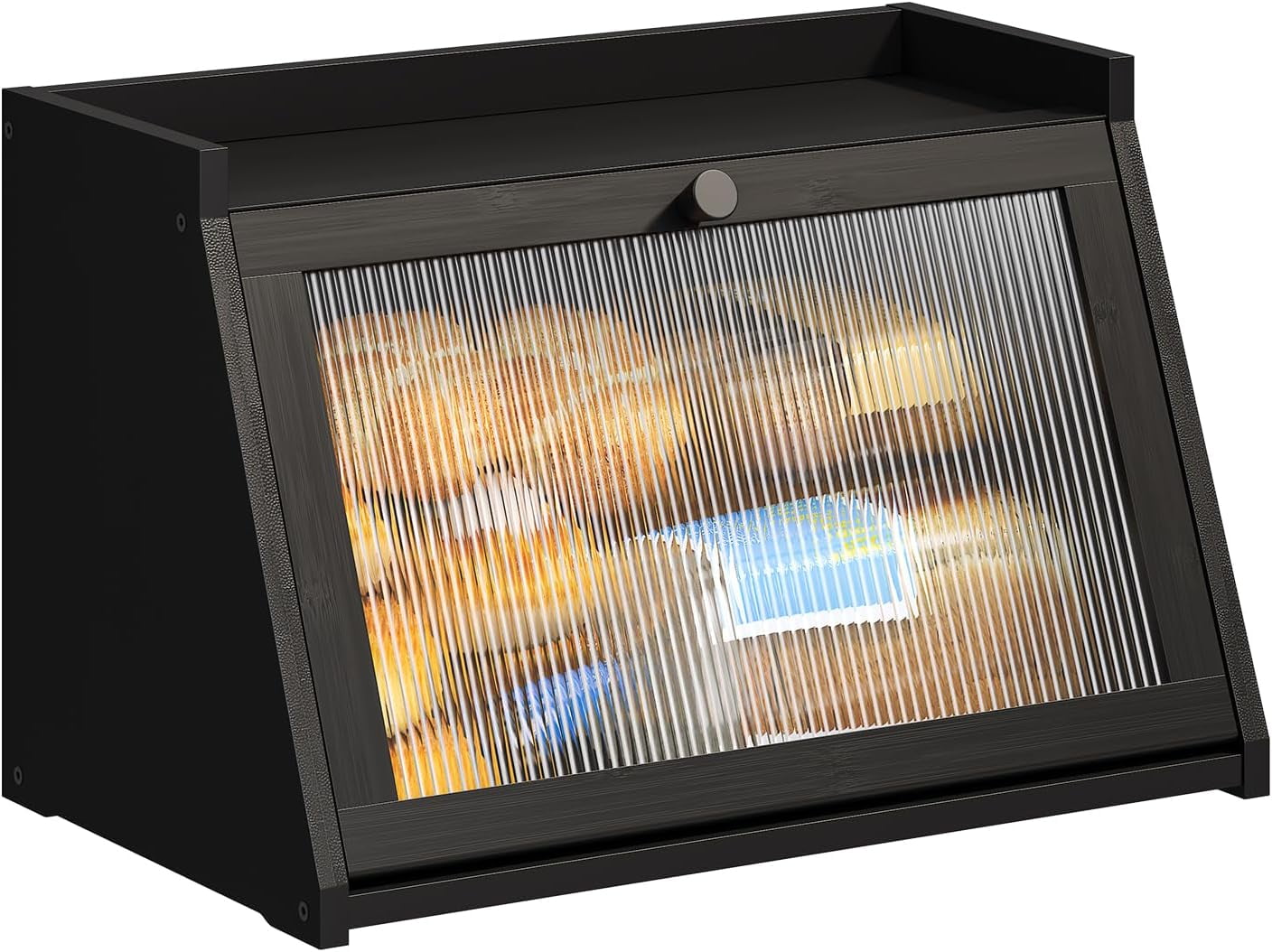 Bread Box for Kitchen Countertop Large Capacity Corner Bread Box ...