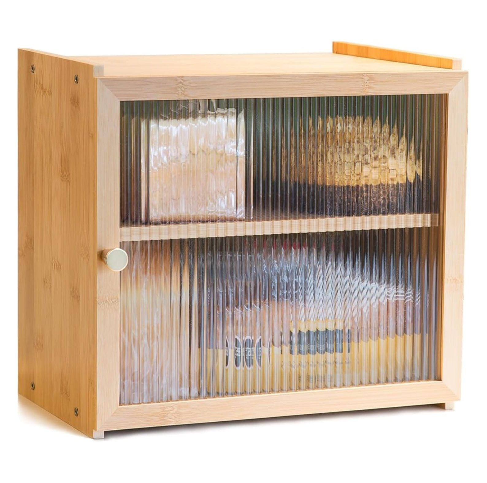 Bread Box for Kitchen Countertop - extra Large Bread box Wooden ...