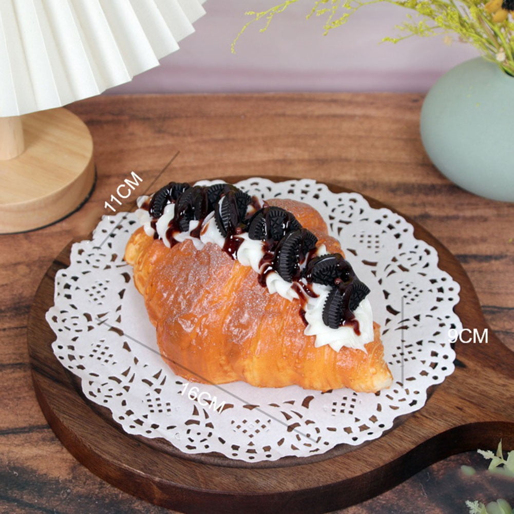 Bread And Butter Sandwich Croissants Decorated With Food And Television ...