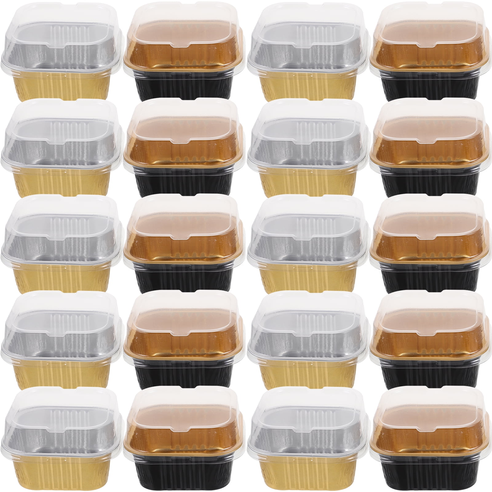 Bread Cake Cream Small Square Box Food Storage Boxes Baking Container ...