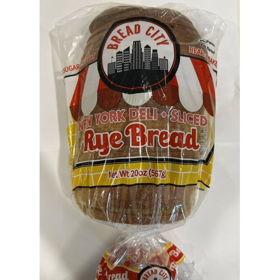 Bread City New York Style Rye Bread, 20 oz - Walmart.com