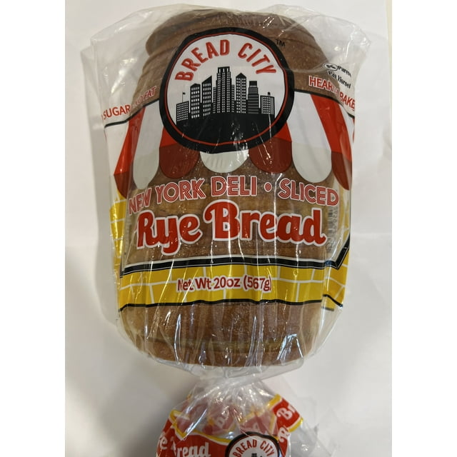 Bread City New York Style Rye Bread, 20 oz - Walmart.com
