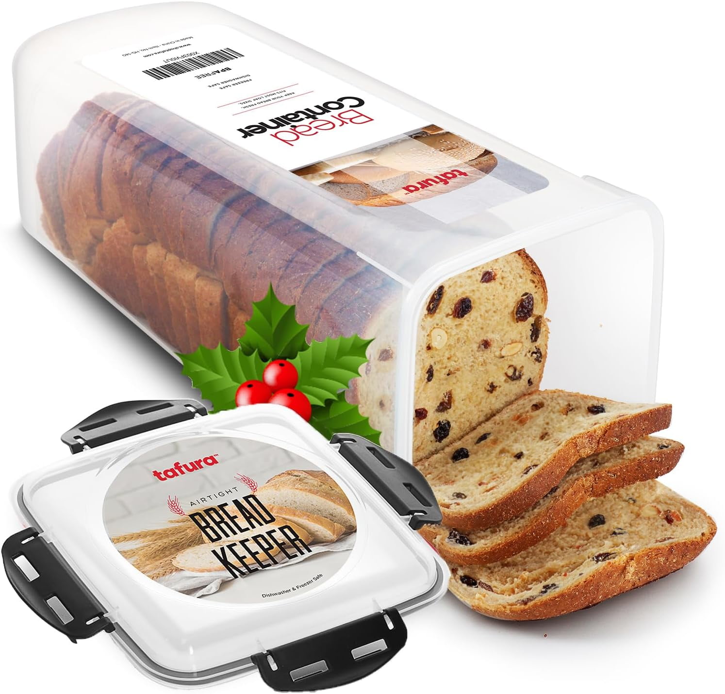 Bread Container - 5.8 Liter BPA Free Plastic Box Container/Holder for ...