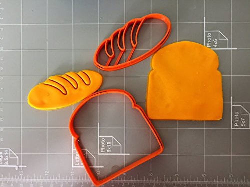 Bread Cookie Cutter Set - Toast Cookie Cutter & Bread Cookie Cutter ...