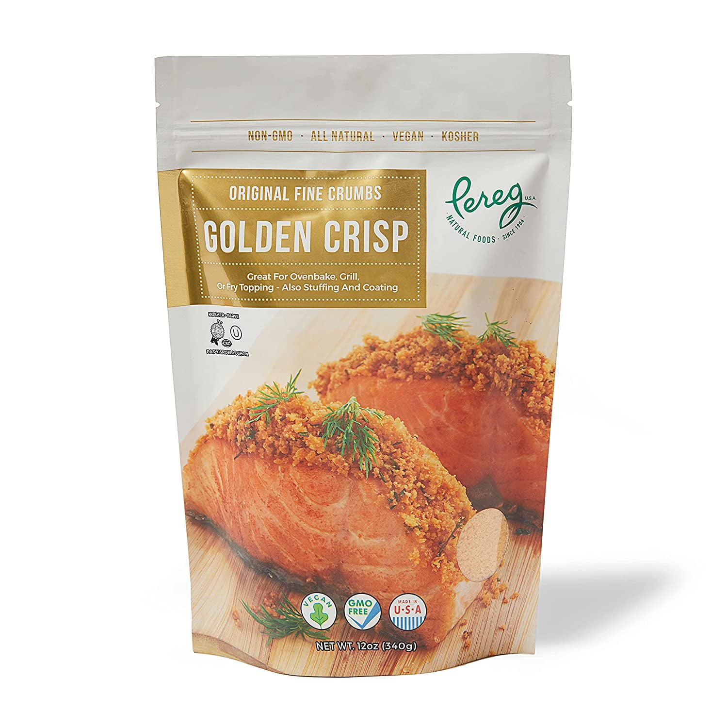 Pereg Golden Crispy Bread Crumbs, 12 oz - Walmart.com