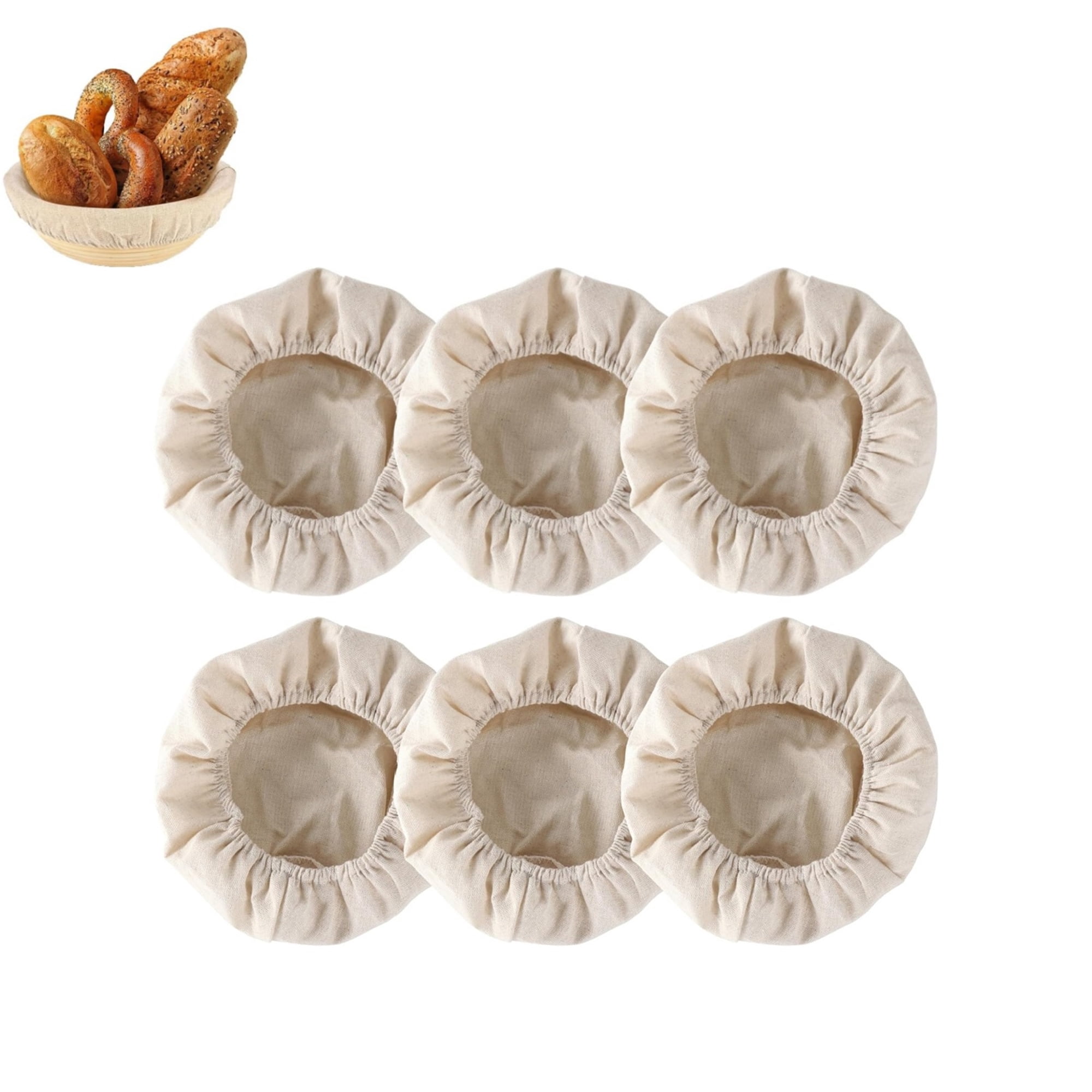 Bread Dough Proofing Basket Cloth Liners Reusable Bread Proofing Basket ...