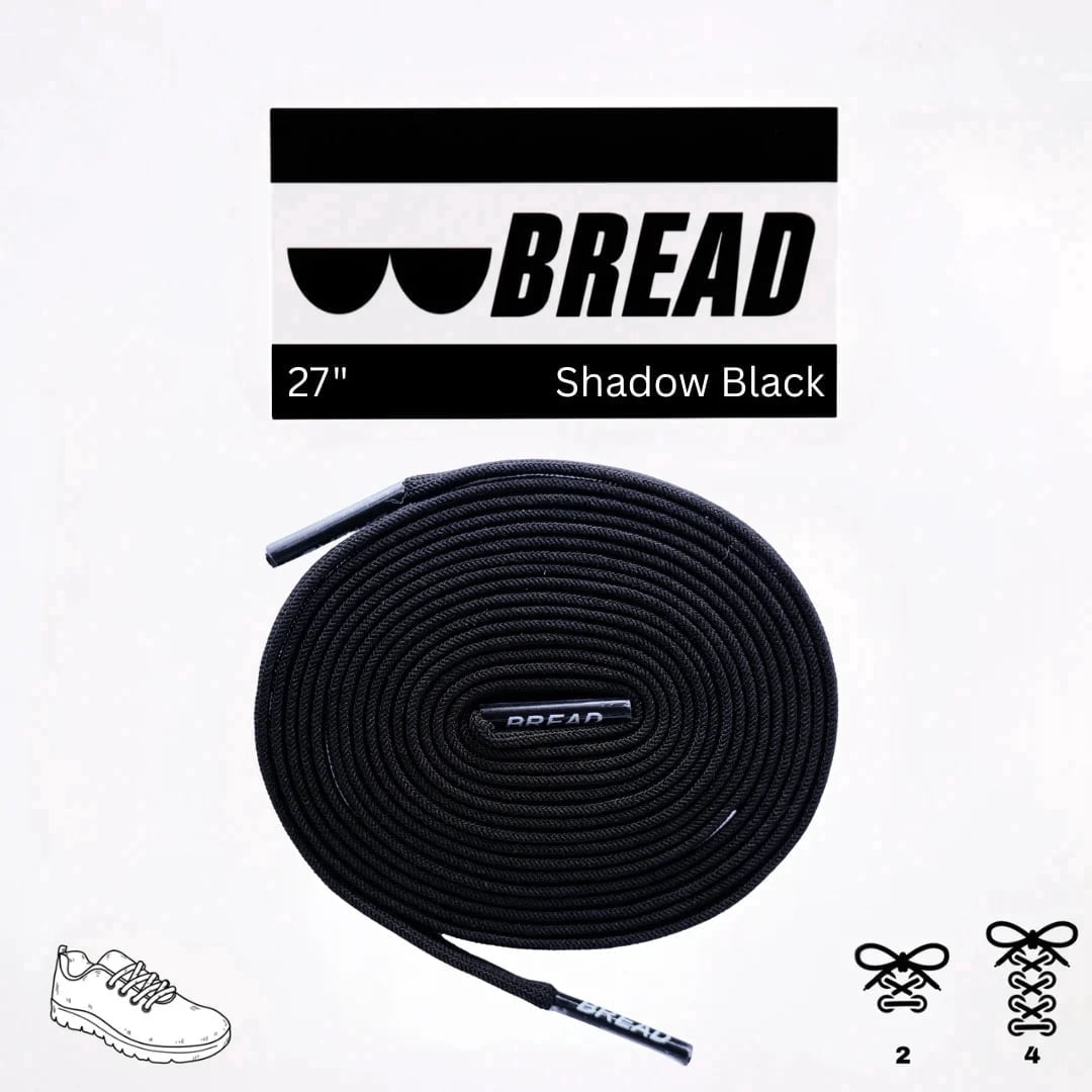 Bread Elastic No-Tie Shoelaces, Durable Slip-on Laces for Sneakers ...