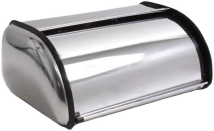 Bread Holder Kitchen Stainless Steel Bread Box Roll Up Bread Storage ...