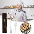 Bread Knife Set 2 Piece Stainless Steel Serrated Bread Knife Cake ...