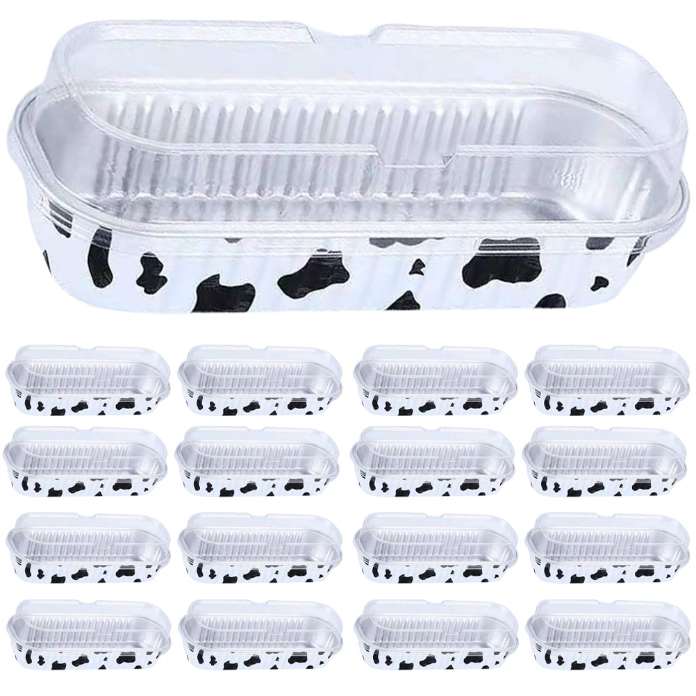 ifundom Tin Foil Pans With Lids Plastic 20Pcs Wedding Parties Food ...