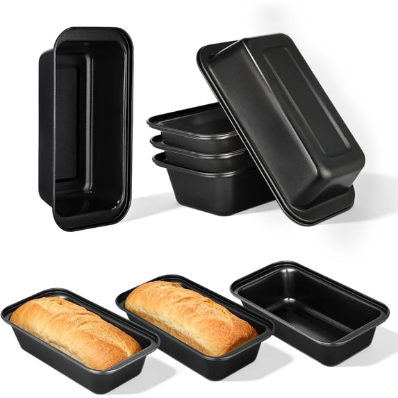 Bread Pan Set, Non- 9x5 Loaf Pans for Baking Homemade Bread, Sourdough ...