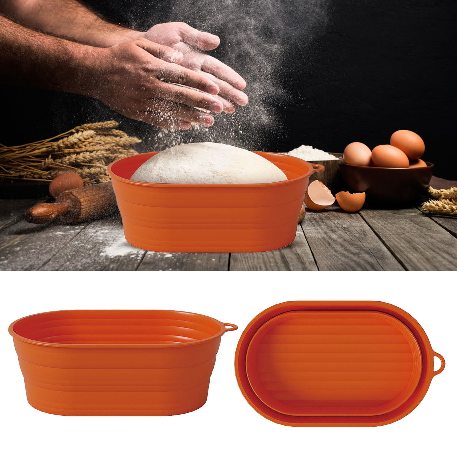 Bread Proofing Basket Silicone Bread Baking Supplies Dough Proofing ...