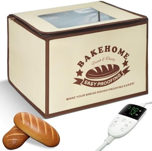 Bread Proofing Box for Bread Pizza, Foldable Zippered Sourdough Starter ...