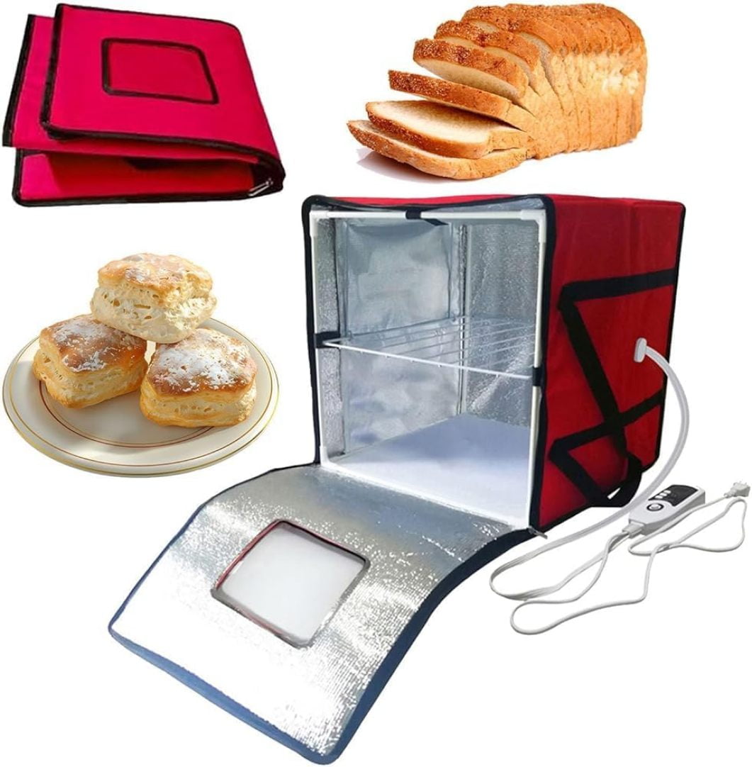 Bread Proofing Box, Dough Proofer with Temperature Control, Bread Pizza ...