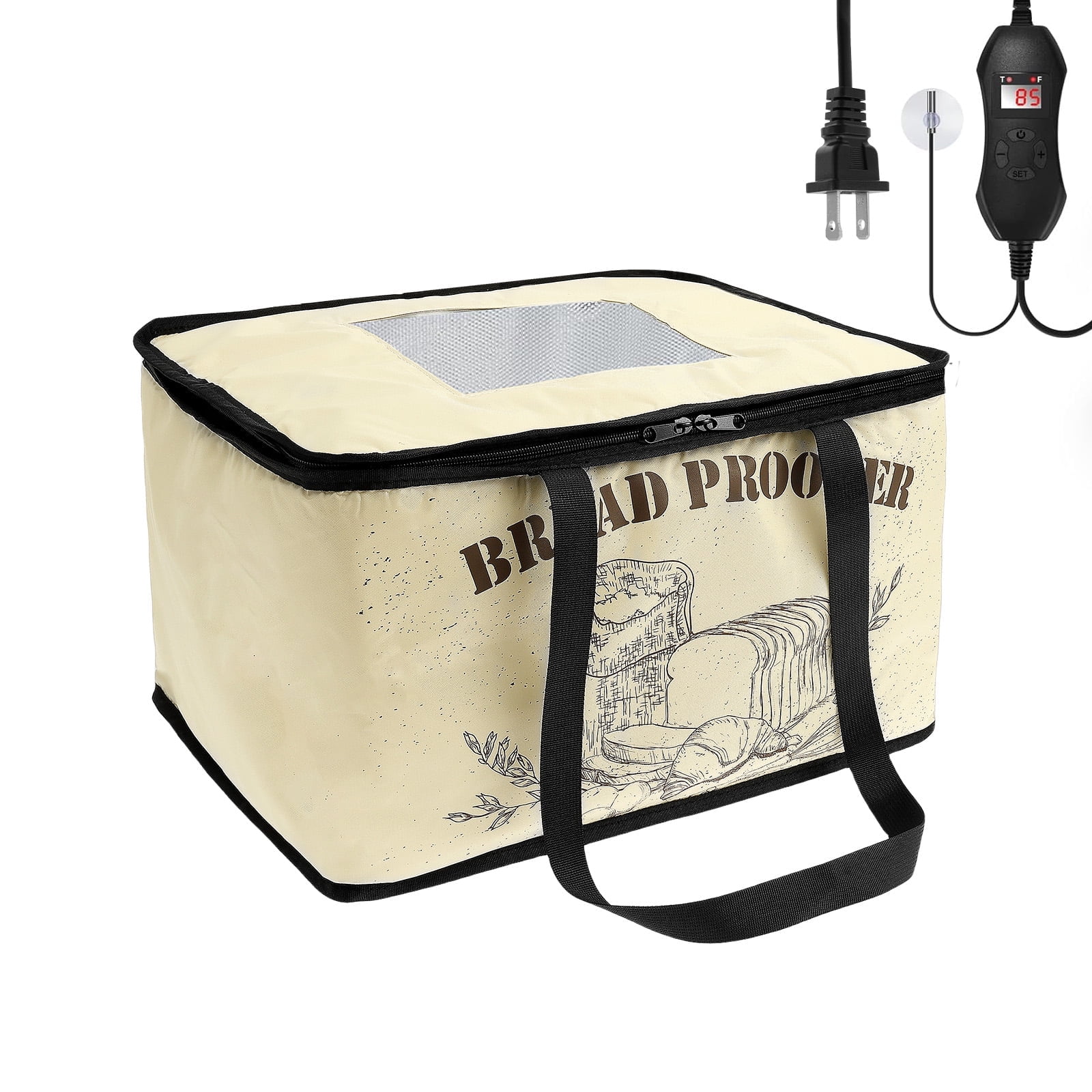 Bread Proofing Box Large Capacity Dough Proofing Box with Time ...