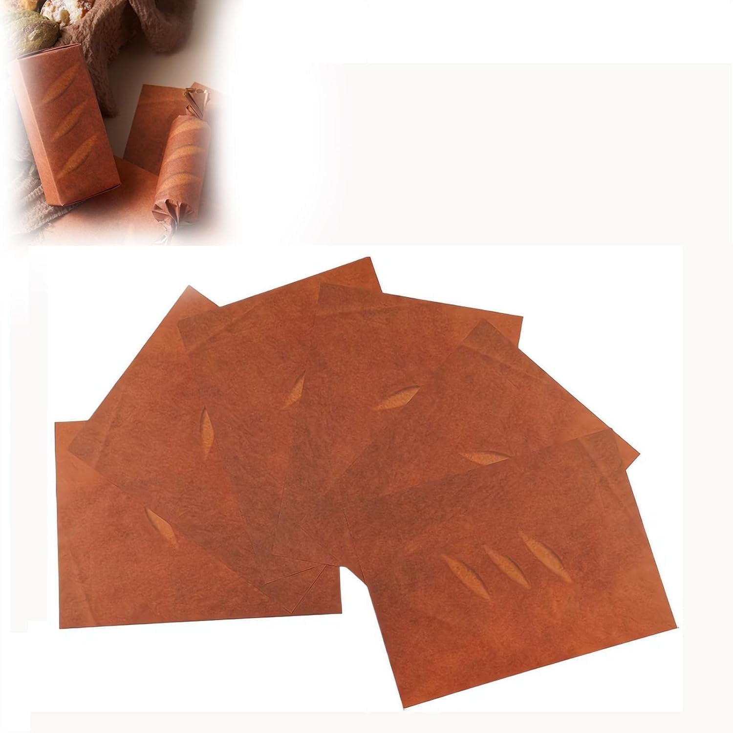 Bread Shape Gift Wrapping Paper, 6/18Pcs Funny Toast and Croissant Designs Kraft Paper, Holiday ...