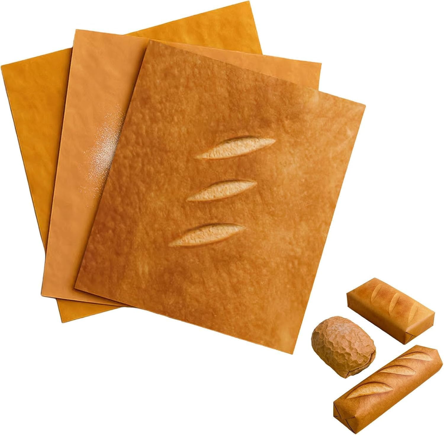 Bread Shape Gift Wrapping Paper, Wrapping paper that looks like brea ...